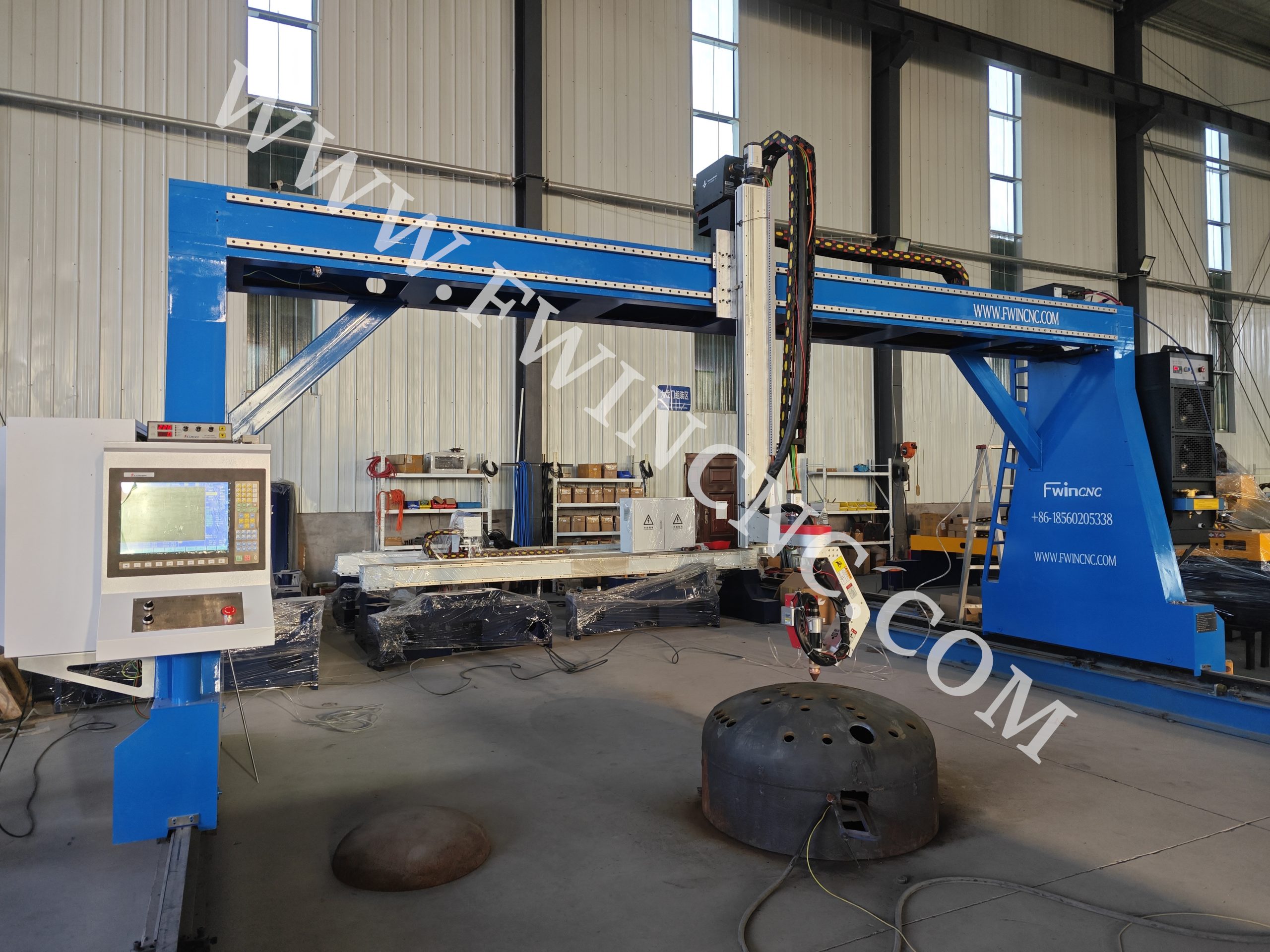 Head Plasma Cutting Bevel Machine | CNC Plasma Beveling Cutter - FwinCNC